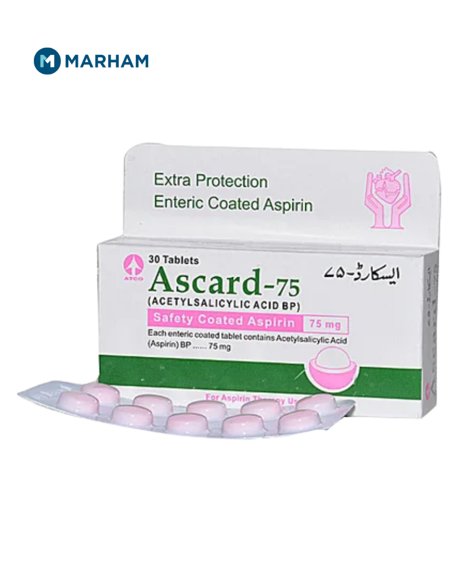 Ascard Tablet Uses, Dosage, Side Effects, and Price in Pakistan