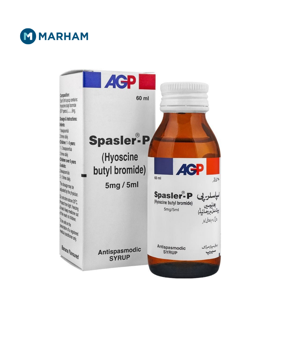Spasler-P Syrup Uses, Dosage, Side Effects, and Price in Pakistan