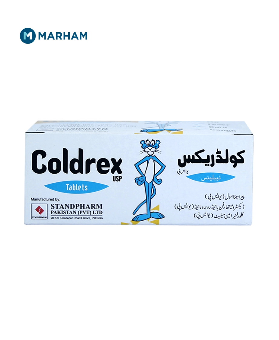 Coldrex Tablet Uses, Dosage, Side Effects, and Price in Pakistan